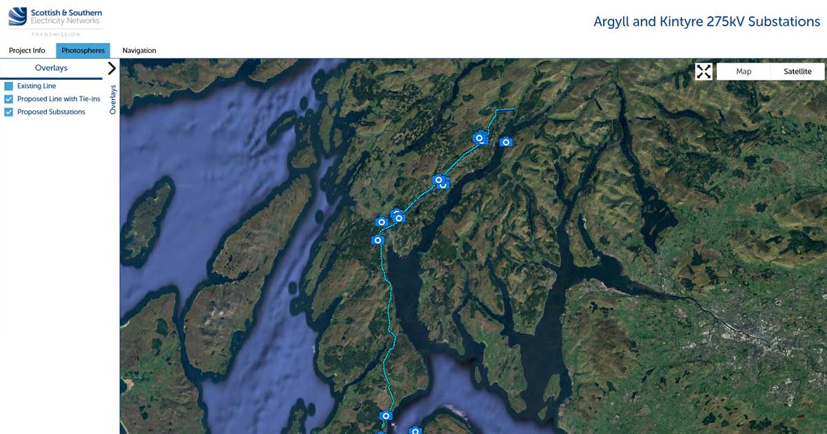 SSEN - Argyll and Kintyre 275kV Substations - Portal